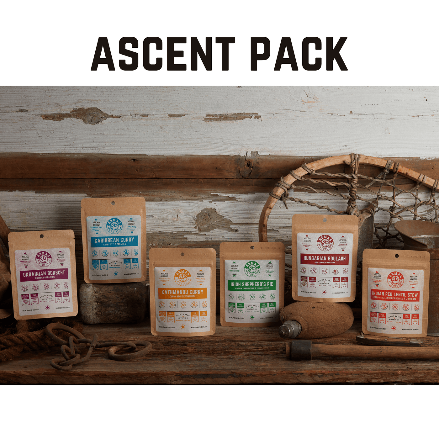 Ascent Pack: The Perfect Sampler Pack | Nomad Nutrition